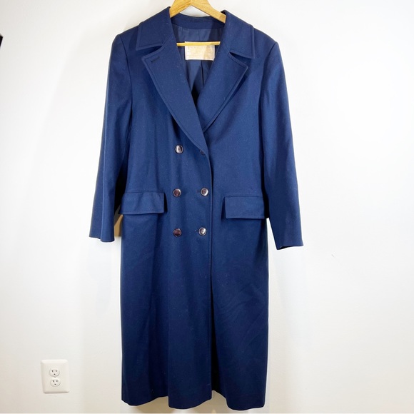 Pendleton | Jackets & Coats | Pendleton Navy Wool Long Pea Coat | Poshmark